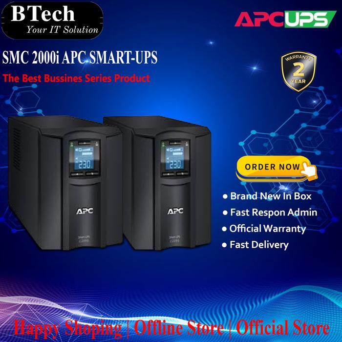 Jual SMC2000i, APC Smart-UPS C 1.3KW/2000 VA - Jakarta Pusat ...
