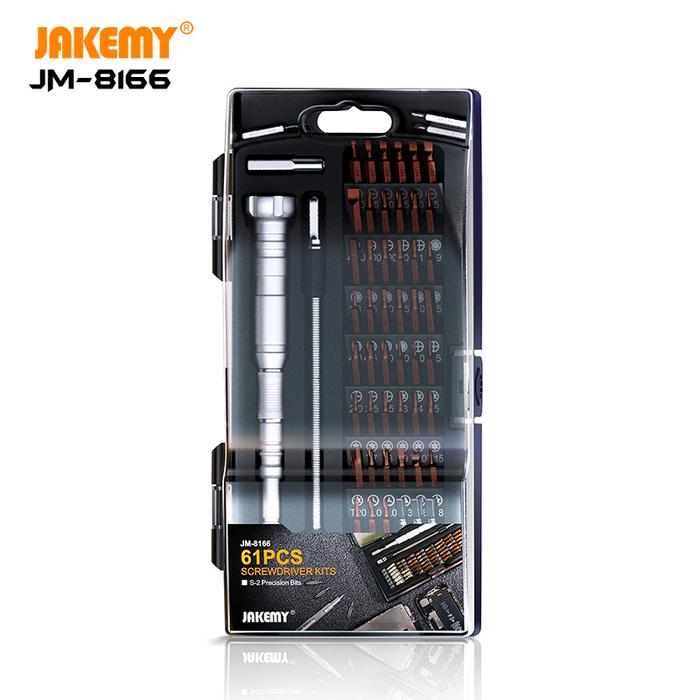 Jual Jakemy 61 in 1 Obeng Set Fleksibel - JM-8166 - Black - Kab ...