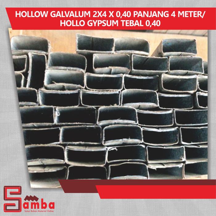 Jual HOLLOW GALVALUM 2X4 X 0,40 PANJANG 4 METER /HOLLO GYPSUM TEBAL 0 ...