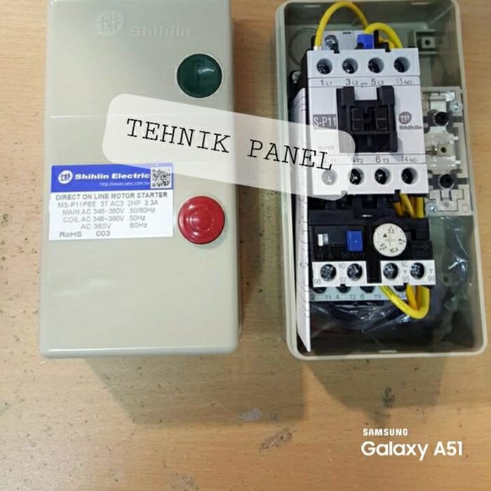 Jual DIRECT ON LINE MOTOR STARTER/DOL MS-P11PBE 3,3A 380V Shihlin - 2,1A - Jakarta Pusat ...