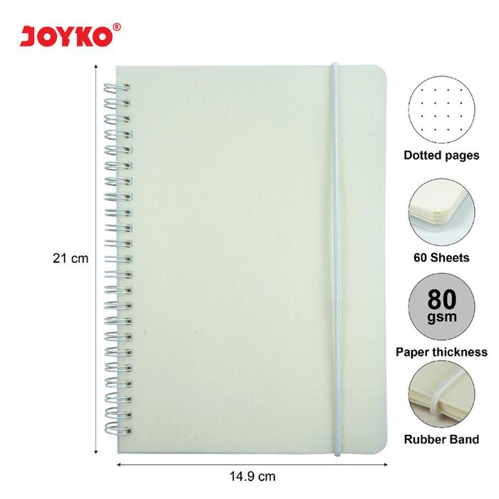 Jual Dotted Notebook Diary Agenda Buku Catatan Titik-Titik Joyko NB-700 ...