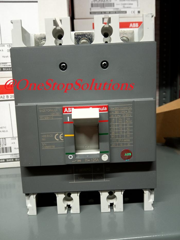 Jual MCCB ABB TYPE A2B-250 3P 250A GENSET PL 160 & 60 KVA CIRCUIT ...