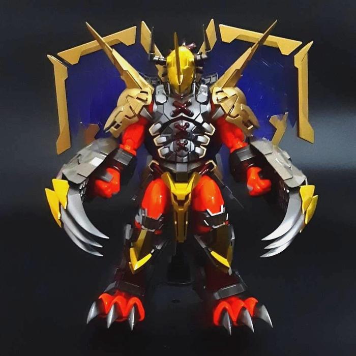 Jual Bandai Wargreymon Anplified Figure Rise Standard - Custom Paint ...