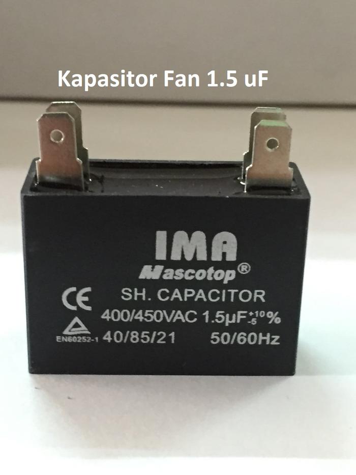 Jual Kapasitor Fan 1.5uf kotak skun 4 kaki - Kota Surabaya - airconparts store | Tokopedia