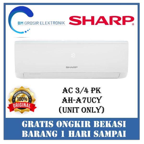 Jual SHARP AC AH 07 UCY / AH-A7UCY – 3/4 PK (UNIT ONLY) - Kota Bekasi - BM Grosir Electronic ...