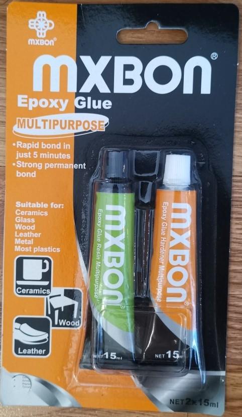 Jual Mxbon epoxy rapid bond 5 menit multi perpose, Lem Epoksi Serba ...