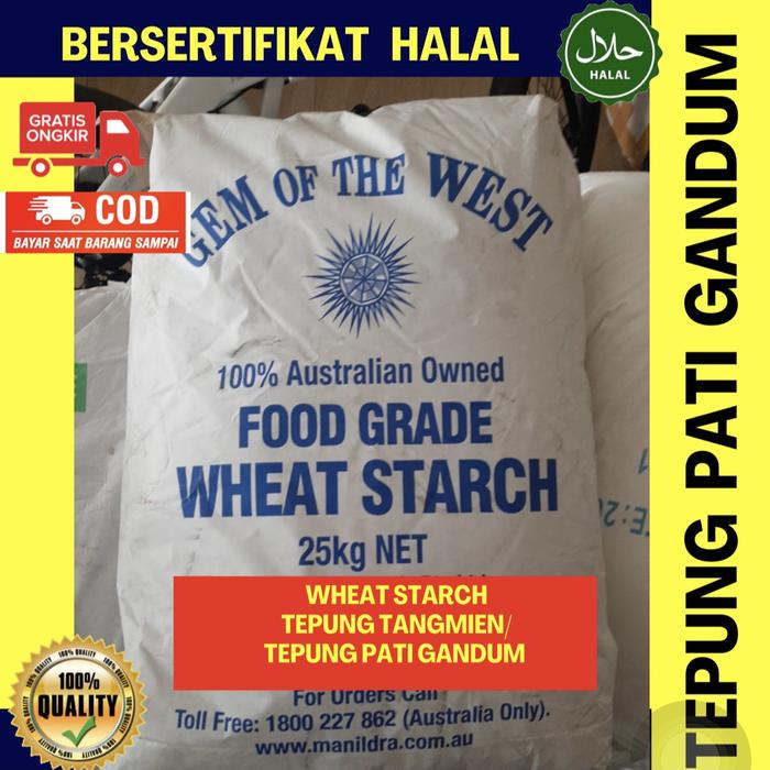 Jual Wheat Starch 1kg / Tepung Pati Gandum /Tepung Tang Mien / Bahan ...