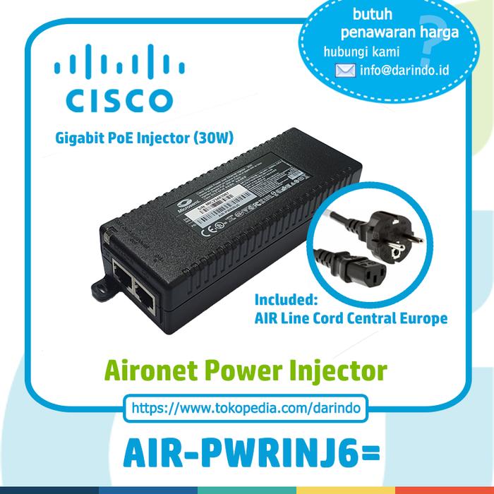 Jual Cisco Aironet Power Injector [AIR-PWRINJ6] - Jakarta Pusat ...