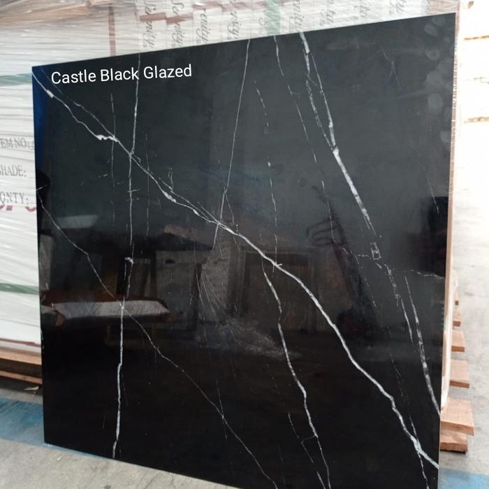 Jual Granit hitam motif 60x60 Castle Black Serenity - Kab. Bogor - Abie ...