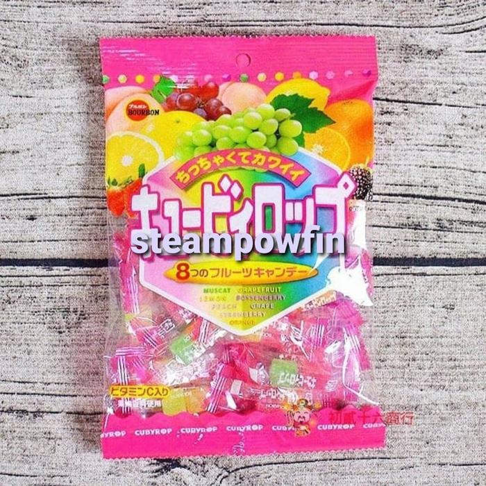 Jual Bourbon Cubyrop Candy 8 Fruits Cuby Rop Sweets Permen Buah 8 Rasa ...