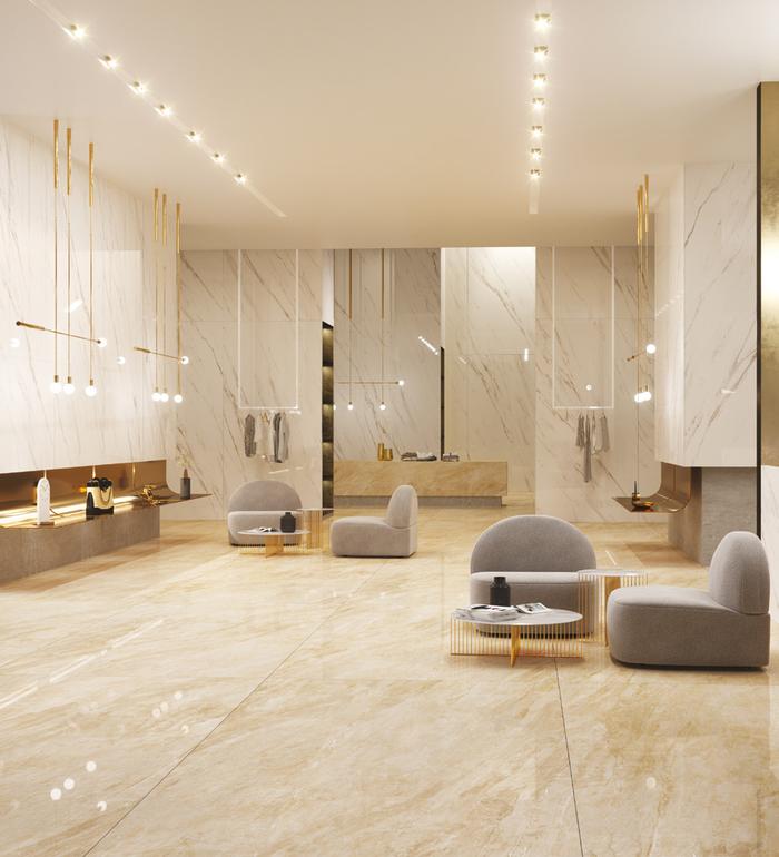 Jual Granit QUADRA Big Slab Daino NATURALE 160x320 cm - Jakarta Pusat ...