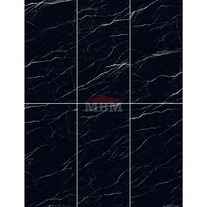 Jual Granit QUADRA Big Slab Marquina NERO 160x320 cm POLISHED - Jakarta ...