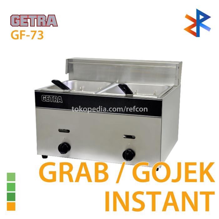 Promo Gas Deep Fryer GETRA GF 73 / GF73 Penggorengan 2 Tungku 6 Liter ...