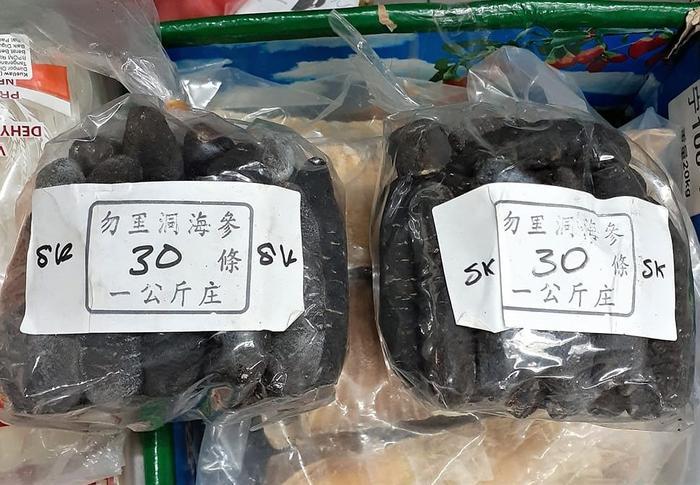 Jual HAISOM GOSOK ASLI BELITUNG TERIPANG SEA CUCUMBER 1KG 30PCS ...