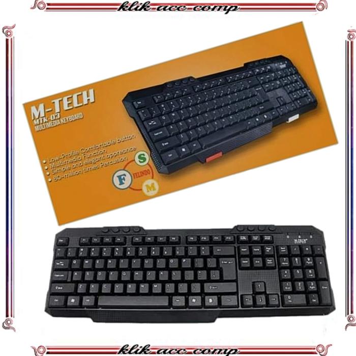 Jual M TECH Keyboard usb mtk 03/Keyboard pc - Jakarta Pusat - KLIK ACC ...