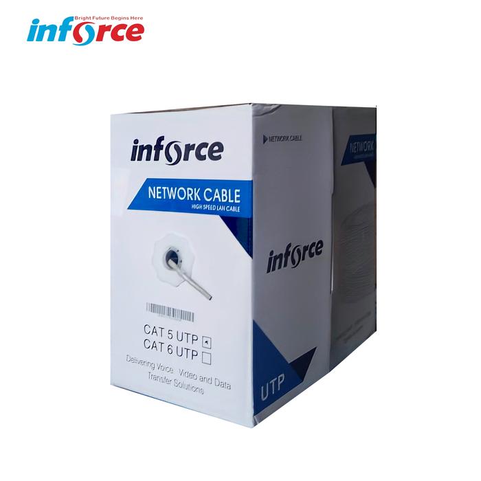 Jual Kabel Lan Utp Cat 5e Cat5e Networking Cable Inforce 305 Meter 1 Roll Di Seller Velvet Store ...