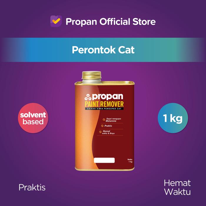 Jual PENGHAPUS PERONTOK CAT MELAMINE PU EPOXY PROPAN PAINT REMOVER 1KG ...