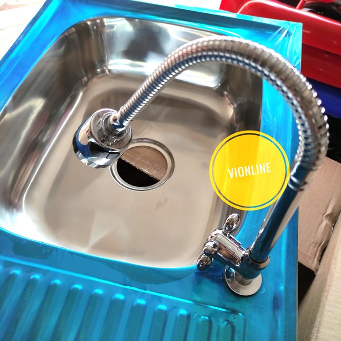 Jual Paket bak cuci piring meja komplit/table stainless 80cm - Jakarta ...