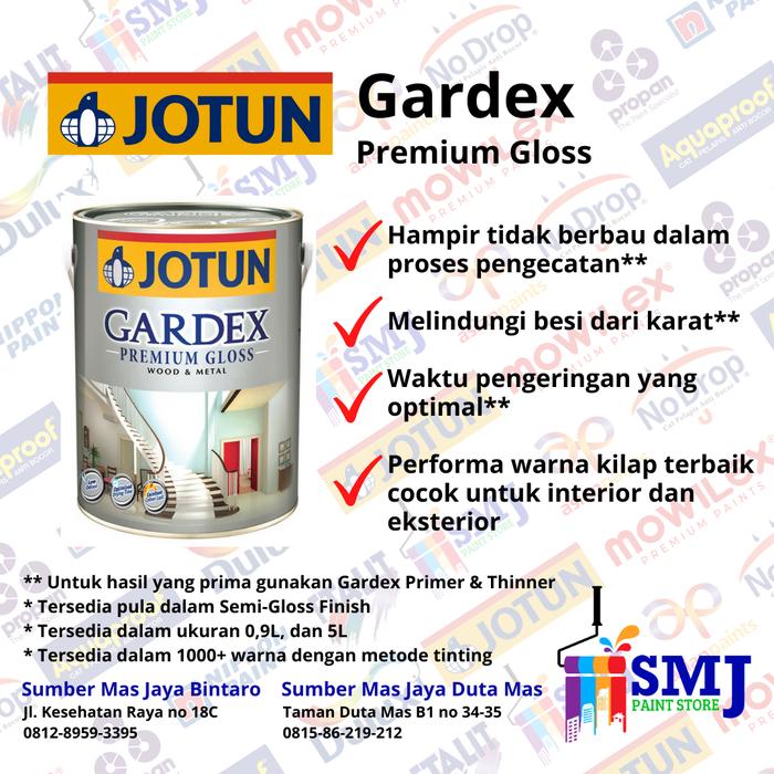 Jual JOTUN GARDEX PREMIUM GLOSS / CAT KAYU DAN BESI KEMASAN 1 LITER - Jakarta Selatan - Sumber ...