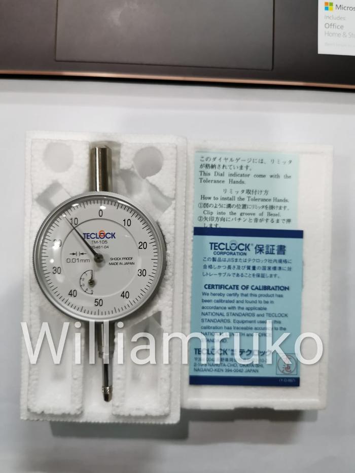 Jual Teclock - Dial Indicator 0.01mm, Type: TM-105 - Jakarta Barat - Williamruko | Tokopedia