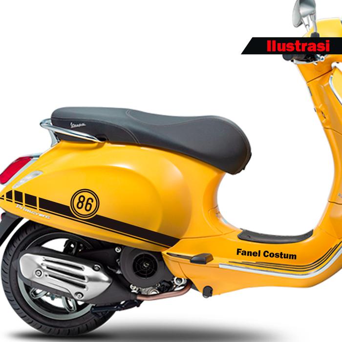 Jual Sticker Sticker Cutting Body Tepong vespa LIST WITH NUMBER CUSTOM ...