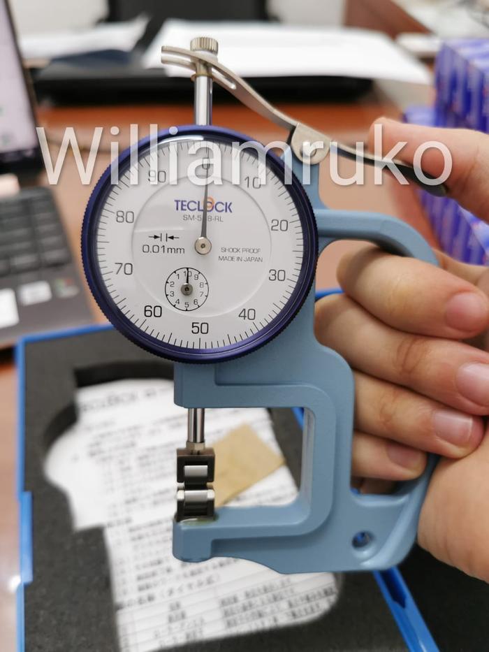 Jual Teclock - Roller Thickness Gauge 0.01mm, Type: SM-528-RL - Jakarta Barat - Williamruko ...