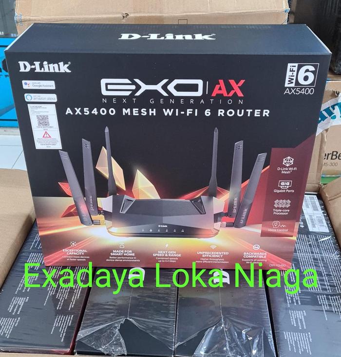 Jual D-link DIR-X5460 EXO AX AX5400 Wifi 6 Mesh Gaming Router DLink - Jakarta Pusat - Exadaya ...