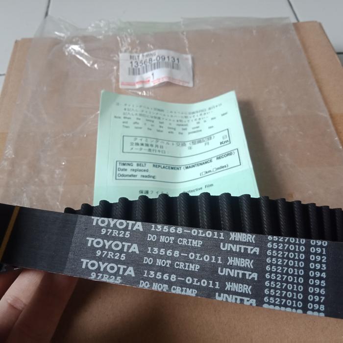 Jual Timing Belt Original Toyota Innova Hilux Fortuner Diesel 13568 ...