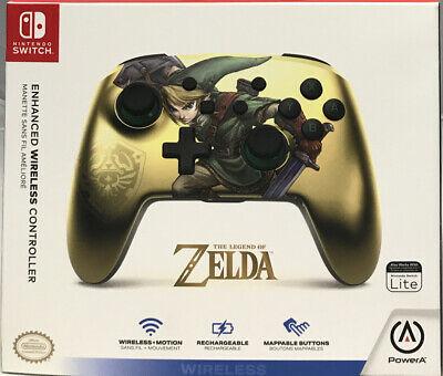 Promo PowerA Enhanced Wireless Controller Nintendo Switch - Gold Link ...