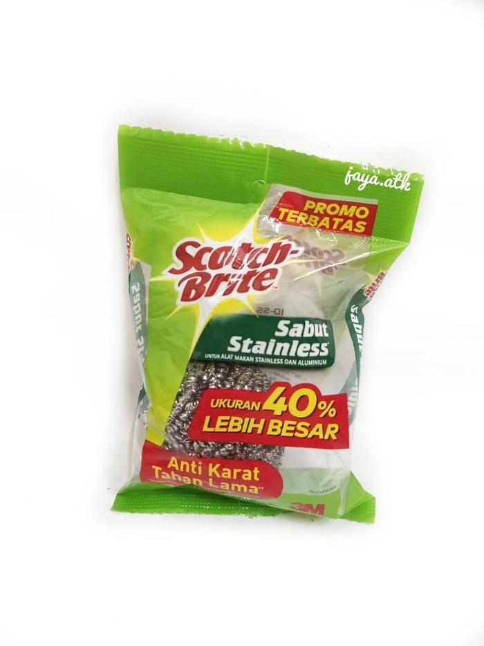 Jual SPONS SABUT KAWAT STAINLESS SCOTCH BRITE ID-SS ANTI KARAT GOSOK ...