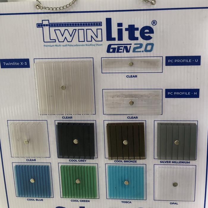 Jual atap polycarbonate twinlite 6mm - 1/2 Roll - Kota Depok - Toko ...
