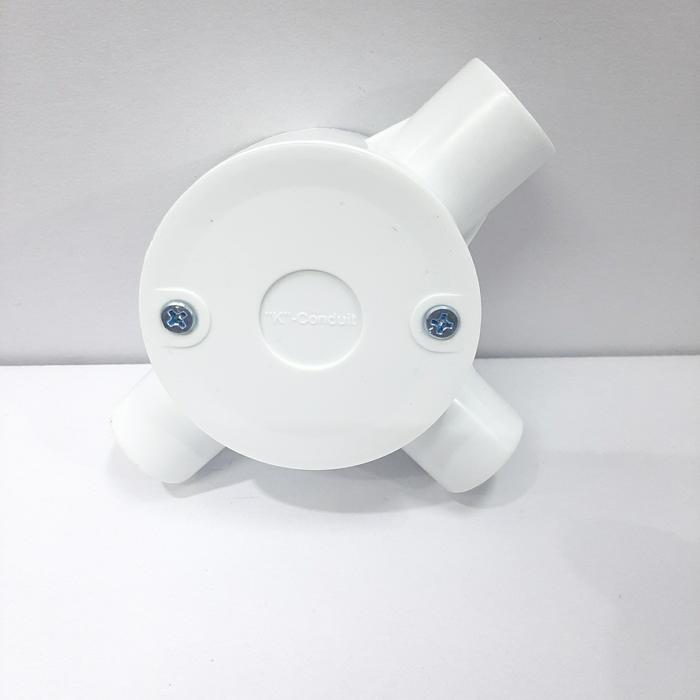 Jual T dus conduit cabang 3 - tee dus "K" conduit cabang tiga 20mm ...