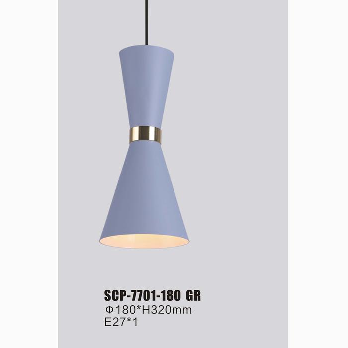 Jual LAMPU GANTUNG HIAS APLOMB BENTUK TEROMPET SCP 7701 180 - GREY ...