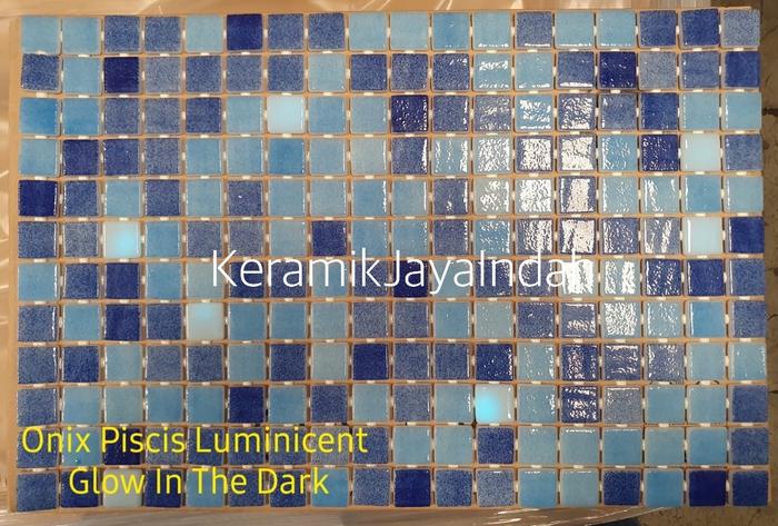 Jual ELEGANZA PISCIS LUMINISCENT KERAMIK MOZAIK KACA GLASS MOZAIC ...