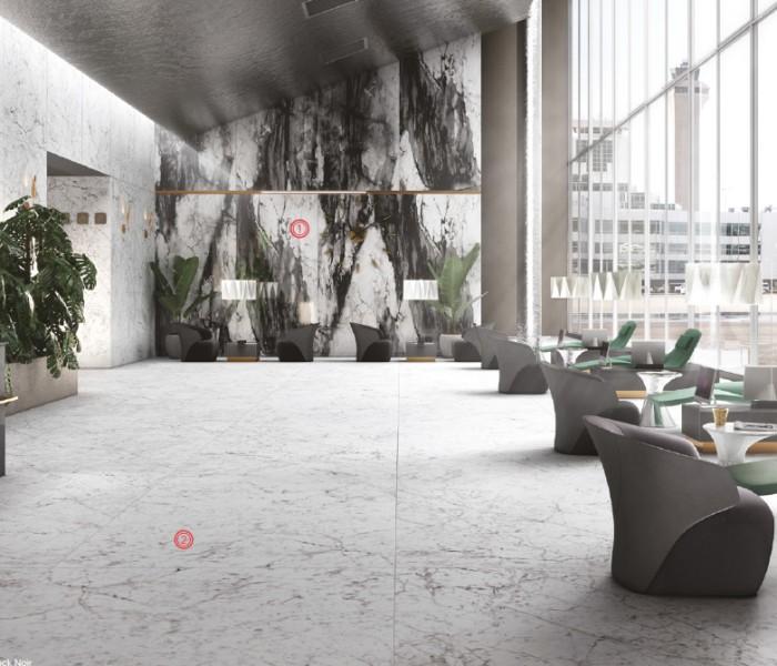 Jual Granit QUADRA Big Slab Statuarietto BIANCO 160x320 cm MATTE ...
