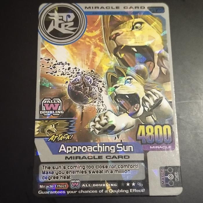 Jual Animal Kaiser Miracle Card Silver Rare Approaching Sun - Kota ...