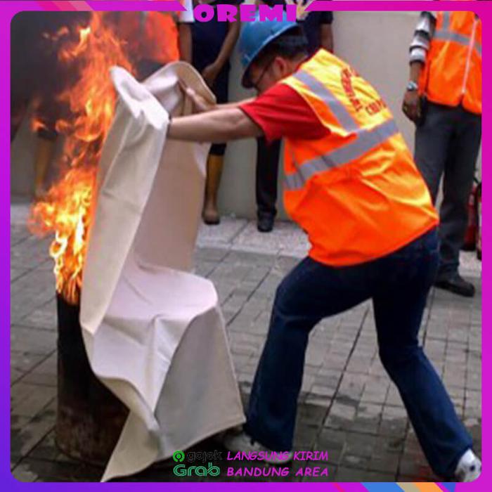 Jual Selimut Pemadam Api Anti Kebakaran - FIRE BLANKET - 1.2 M x 1.8 M ...