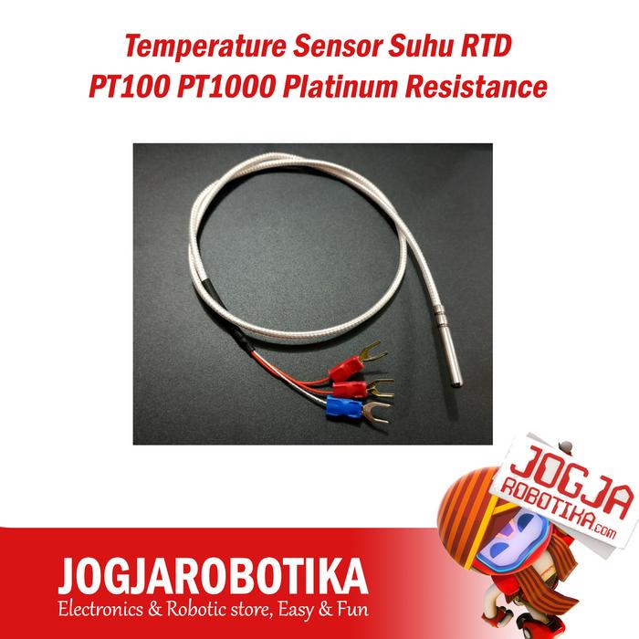 Jual Temperature Sensor Suhu RTD PT100 PT1000 Platinum Resistance - Kab ...