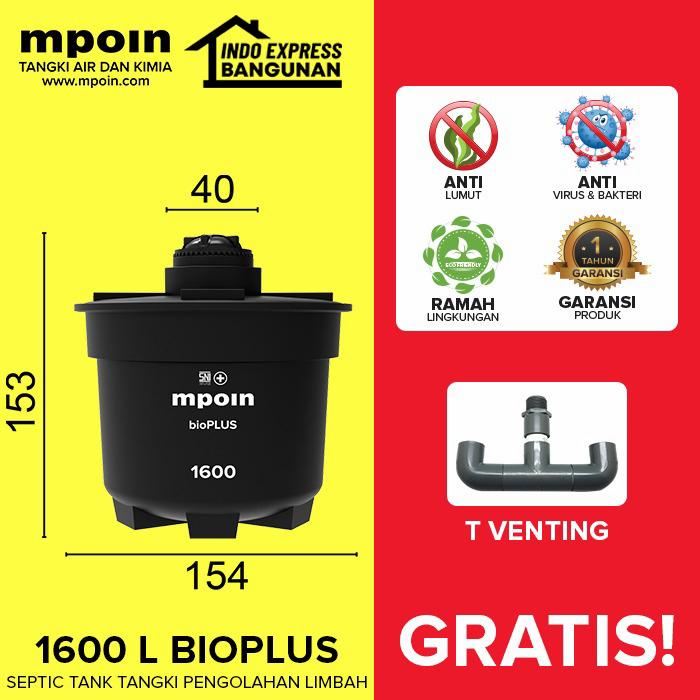 Jual SEPTIC TANK MPOIN BIOPLUS 1600 GARANSI RESMI - Kab. Tangerang ...