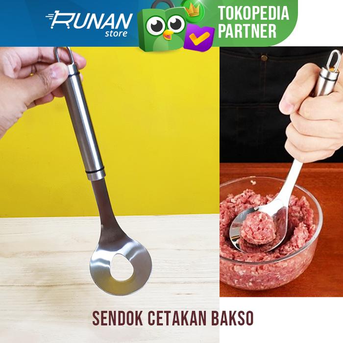 Jual Sendok Pembuat Bakso Cetakan Meatball Spoon Maker Alat Cetakan ...