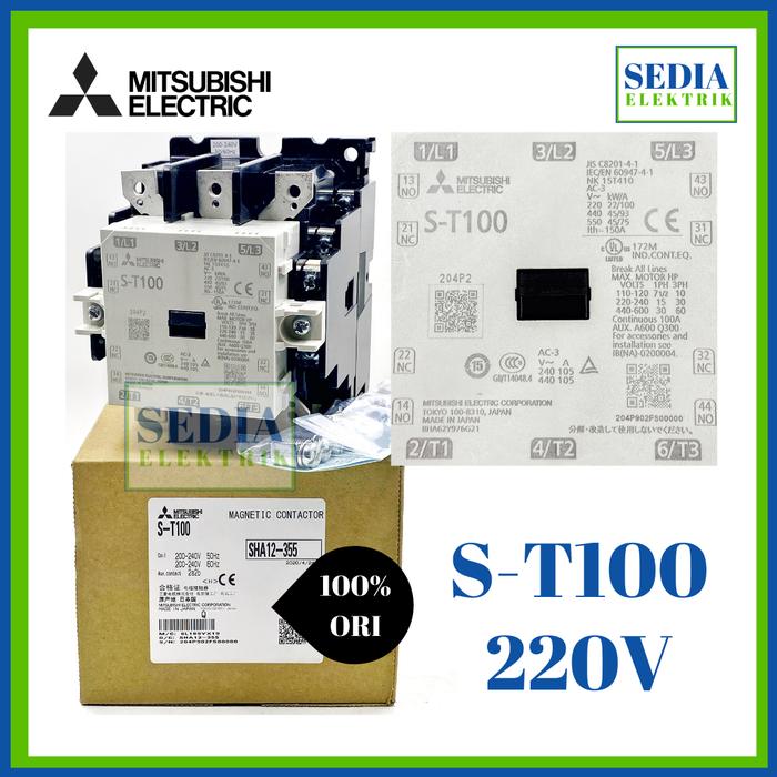 Jual S-T100 ST-100 ST 100 Kontaktor Contactor Mitsubishi - Kota Cimahi ...