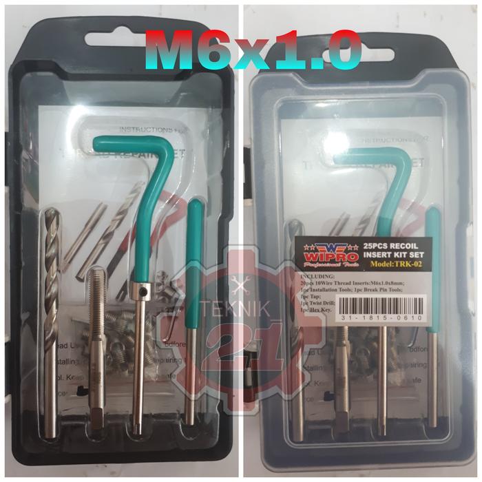 Jual RECOIL SET M6 BAUT 10 HELICOIL SET WIPRO M6 - Kab. Karawang ...
