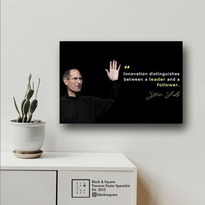 Jual Premium Poster - Steve Jobs Quotes Ver. 9.0 - Borderless Frame ...