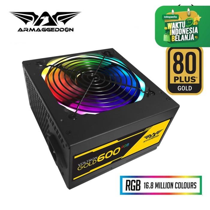 Jual Power Supply / PSU Armaggeddon Voltron Gold 600 RGB 80+ Gold 600w - Jakarta Pusat ...