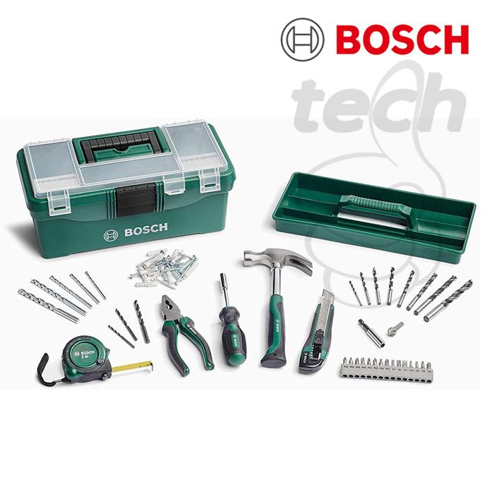 Promo DIY Starter Tool Box Universal Hand Tool kit Bosch 73 Pcs ...