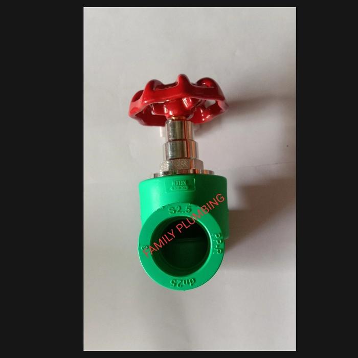 Jual GATE VALVE GV BALL VALVE 40mm 1 1/4" PPR RUCIKA KELEN EK WAVIN ...