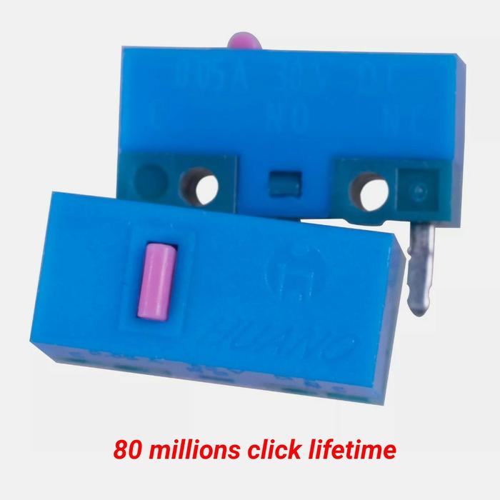 Huano Blue Shell Pink Dot Mouse Switch (2 Adet), 43% OFF