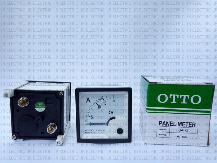 Jual OTTO Panel Meter / Amper Ampere Meter DIRECT SA-72 72x72 - 10A ...