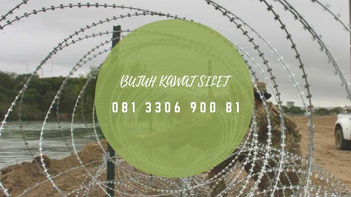 Jual KAWAT SILET / RAZOR WIRE BTO22-980 EX. CONCERTINA ANTI HURU HARA ...