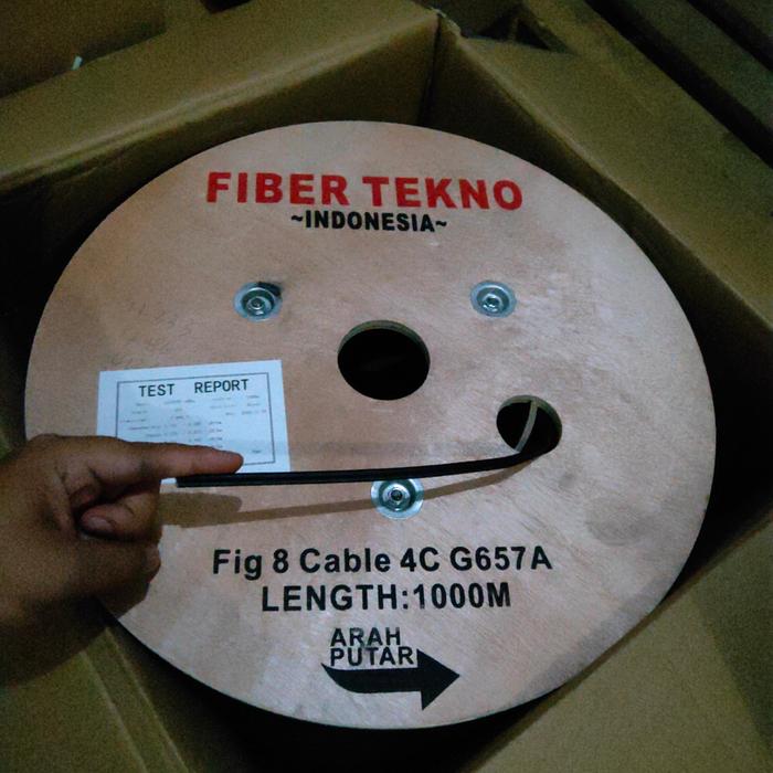 Jual Kabel Fo 4 Core Fig8 Panjang 1000m Fibertekno Di Seller Velvet ...